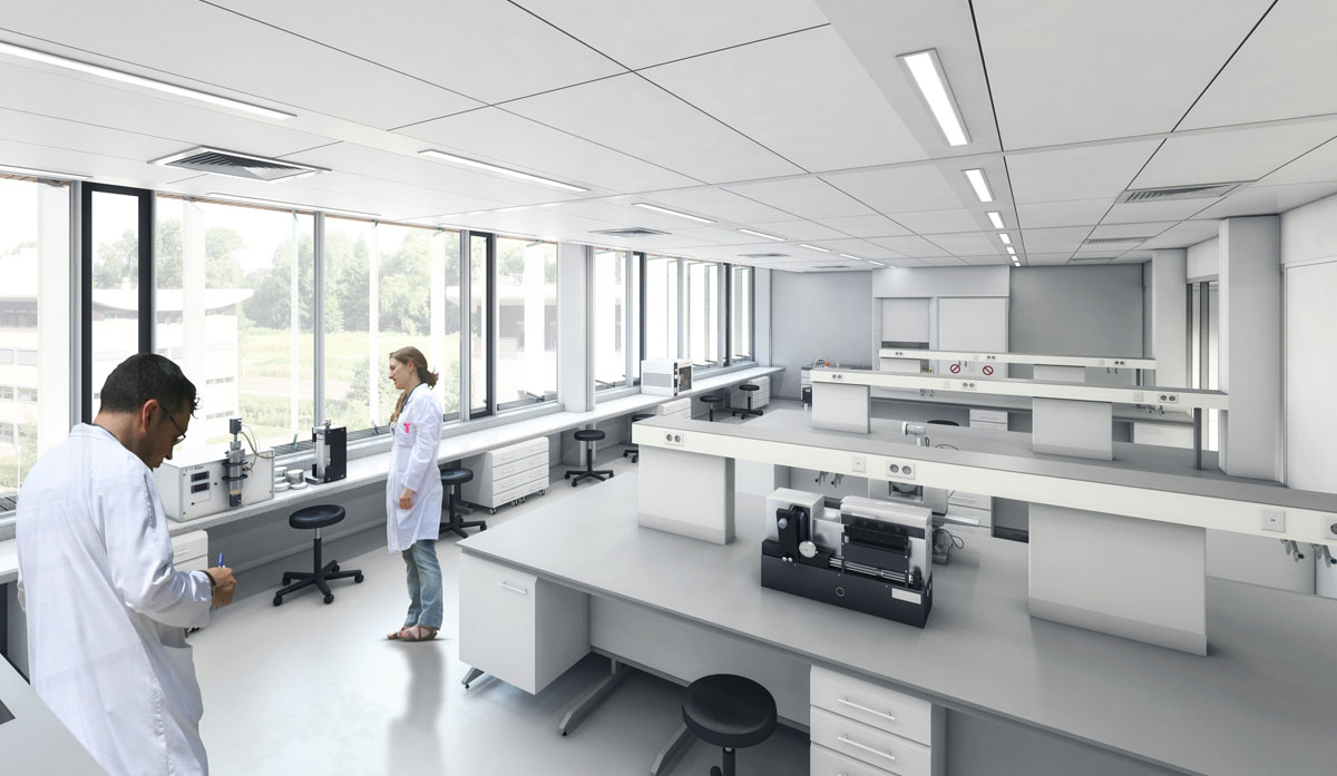 Commercial Laboratory Interior Fitout Dubai UAE | Lloyd Design Fitouts